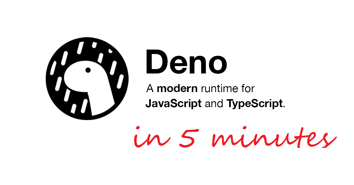 Deno In 5 Minutes Full Stack Chronicles